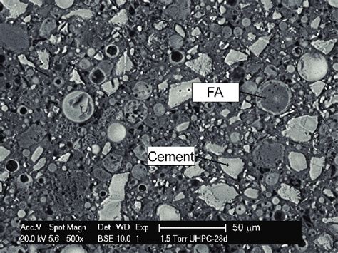Microstructure Of Uhpc Paste Containing Fa And Sf Wb018 28d