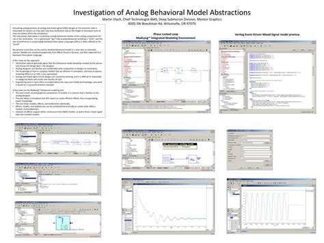 Ppt Investigation Of Analog Behavioral Model Abstractions Powerpoint