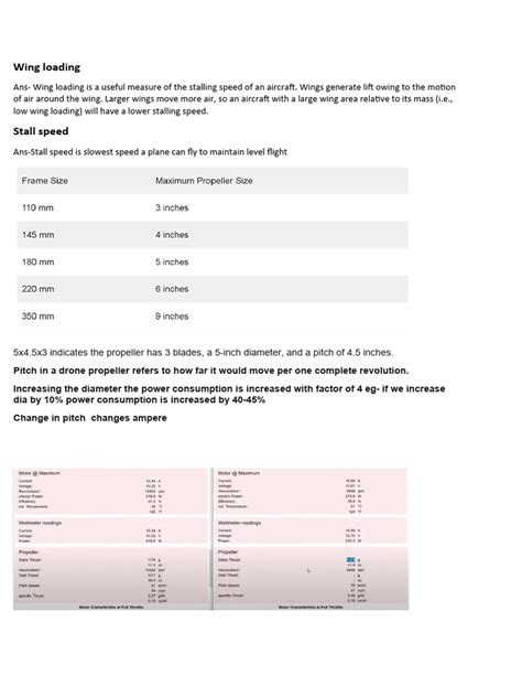 Wing Loading Pdf