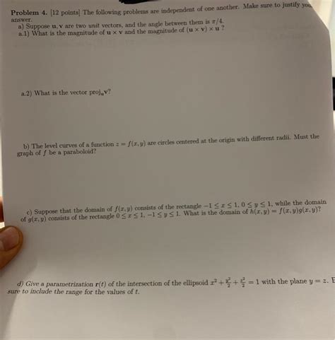 solved problem 4 [12 points] the following problems are