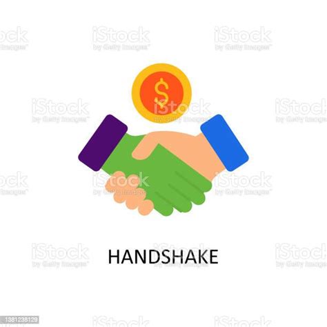 핸드셰이크 벡터 플랫 아이콘 디자인 일러스트레이션 흰색 배경 Eps에 핀테크 기호 10 파일 계약서에 대한 스톡 벡터 아트 및 기타 이미지 Istock