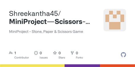 Github Shreekantha45miniproject Scissors Game Miniproject Stone Paper And Scissors Game