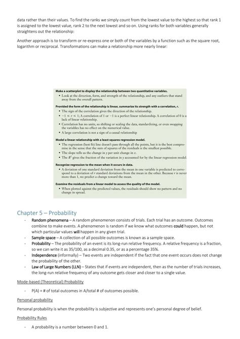 Business Statistics Notes Econ1203 Business And Economic Statistics