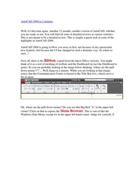 autocad 2009 in 2 minutes pdf auto cad macro computer science