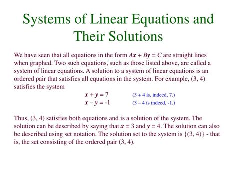 PPT Systems Of Linear Equations In Two Variables PowerPoint Presentation ID