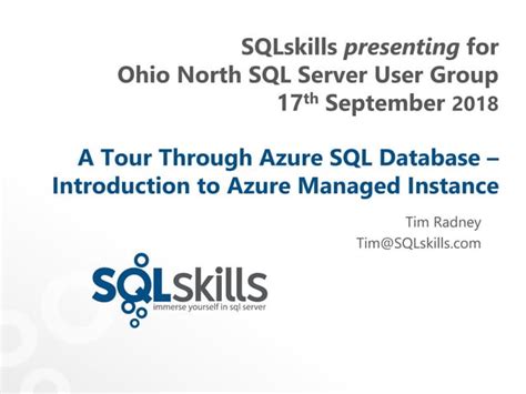 Azure Sql Database Introduction By Tim Radney Ppt