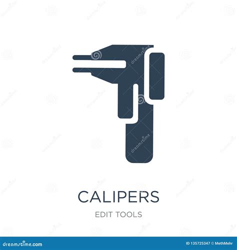 Calipers Icon In Trendy Design Style Calipers Icon Isolated On White