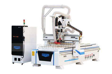 ATC CNC Router With Automatic Feeding Device For Sale Blue Elephant CNC Machinery