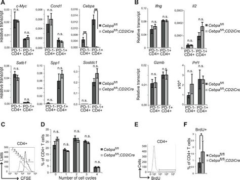 A And B Sorted Pd 1 Cd4 And Pd 1 Cd4 T Cells From 2 Months Old