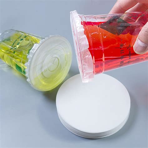 Nanaiche 500 Pcs White Leak Proof Cup Cap Lid Liners Round Sealing