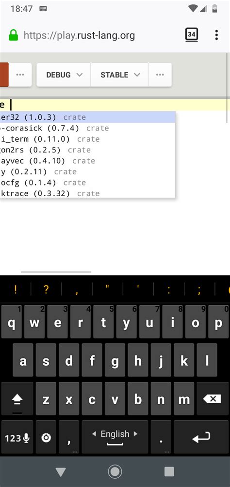 Mobile Usage Broken · Issue 514 · Rust Langrust Playground · Github
