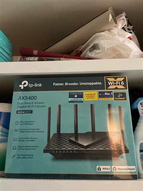 TP LINK AX5400 BNIB Router Computers Tech Parts Accessories Networking On Carousell