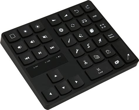 Zunate Mini Wireless Shortcut Keyboard For Procreate And Graphics Tablets 35 Keys Type C Charging