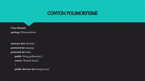 Inheritance Dan Polimorfisme PPT