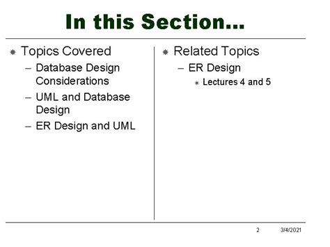 03 database design uml and extended entity relationship