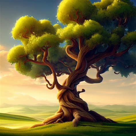 Premium Ai Image Photo A Tree Design Generative Ai