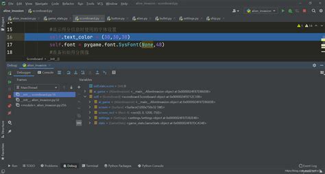 【笔记】python外星人入侵项目中找了好久的一个bug外星人入侵项目 分数不显示 Csdn博客