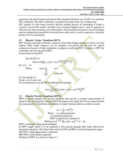 Speech Compression Techniques A Review Pdf