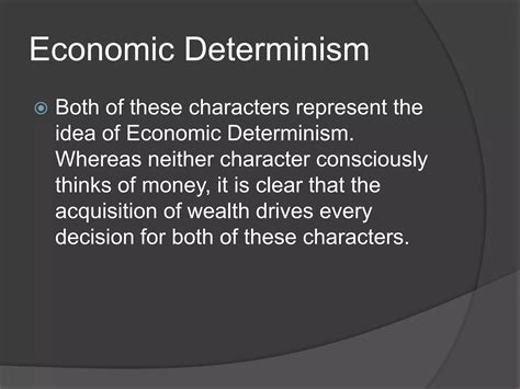 Economic Determinism In Heart Of Darkness Pptx