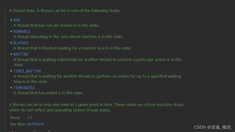 java线程状态详解：从new到terminated csdn博客