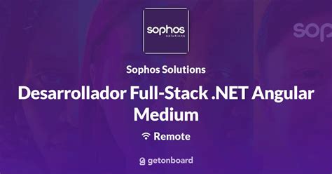 desarrollador full stack angular medium at sophos solutions