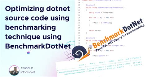 Optimizing Dotnet Source Code Using Benchmarking Technique Using Benchmarkdotnet Part 1