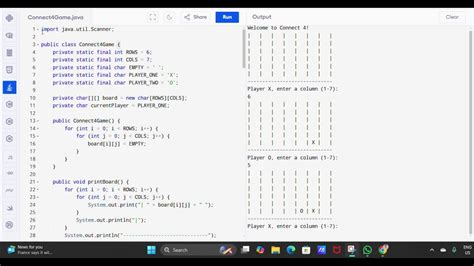 Javaprogramming Task4 Week4 Connectfour Codingchallenge Adhithya Rao Polsani