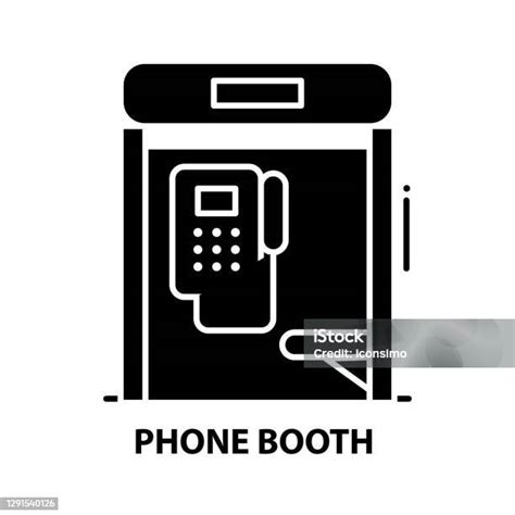 전화 부스 아이콘 편집 가능한 스트로크가 있는 블랙 벡터 사인 컨셉 일러스트 거리에 대한 스톡 벡터 아트 및 기타 이미지 거리 건물 외관 건축 Istock