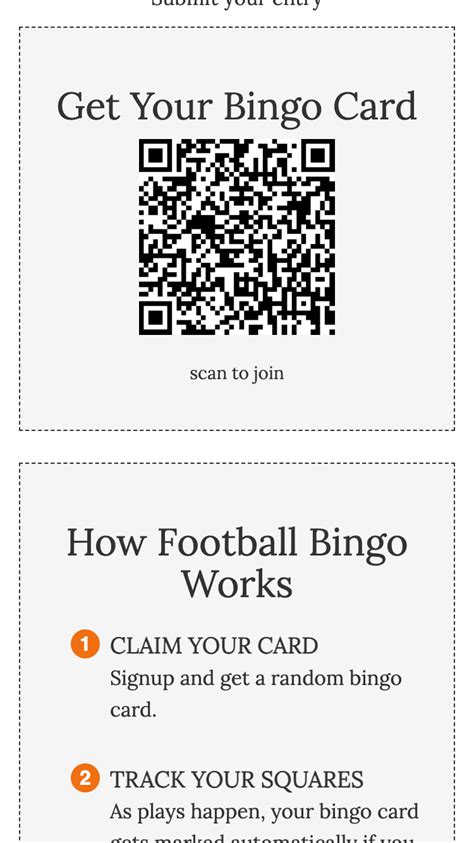 Nfl Football Bingo Online Auto Scoring Free Card Generation