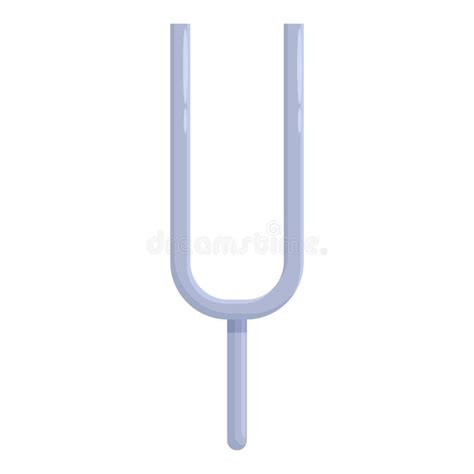 Metal Tuning Fork Generating Sound Waves for Musical Instrument Stock Vector - Illustration of ...