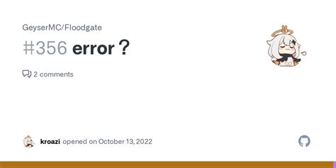 error？ · issue 356 · geysermc floodgate · github