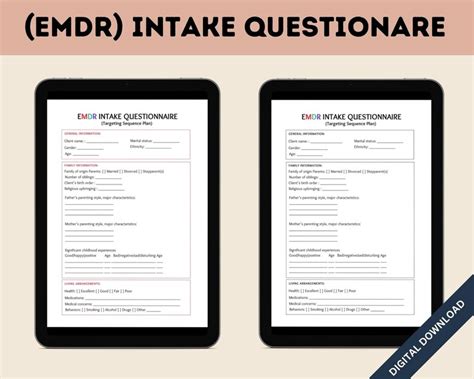Emdr Therapy Mega Bundle Scripts Worksheets Treatment Plan