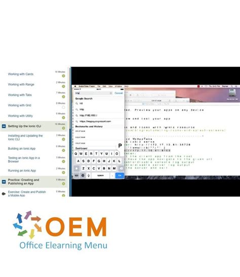 Ionic Framework Training Oem