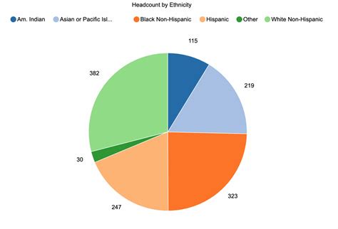 Pie Chart Head County By Race Ethnicity Evisions