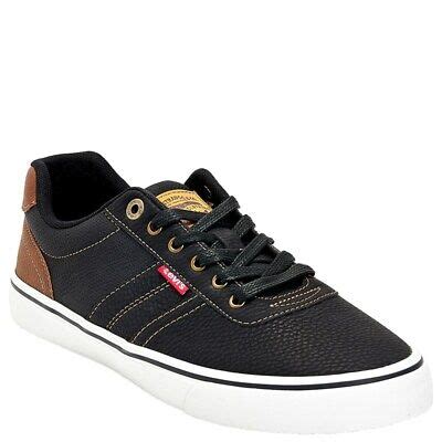 Levis Miles Tumbled Wax Sneakers Ebay