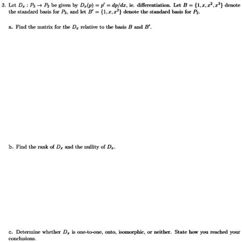 solved let dr py fz bee given by d p p dpldr ie differentiation let b l i 17 1