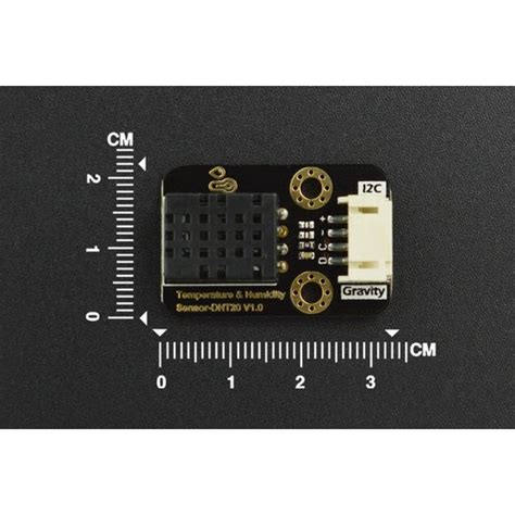 Dfrobot Gravity Dht20 Temperature And Humidity Sensor Dfrobot Sen0497