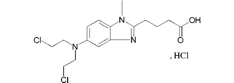 Chemical Structure Of Bendamustine Hydrochloride Bm Download