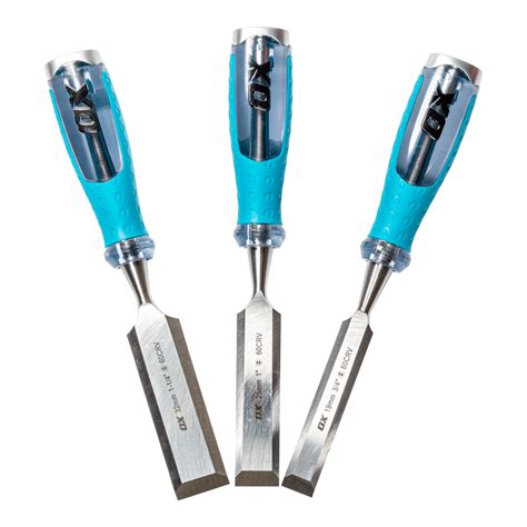 Ox Pro 3 Piece Chisel Set 19mm 32mm Ox Tools Australia