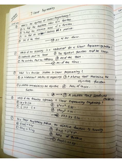 linear programming pdf