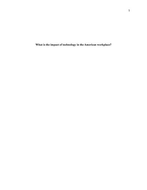 Cause And Effect Toulmin Argument Assignment What Is The Impact Of Technology In The American