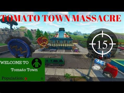 Tomato Town Massacre Solo Fortnite Battle Royale Victory Royale Kill