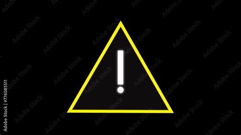 Caution Warning Signs Set Exclamation Marks Stock Illustration Adobe Stock