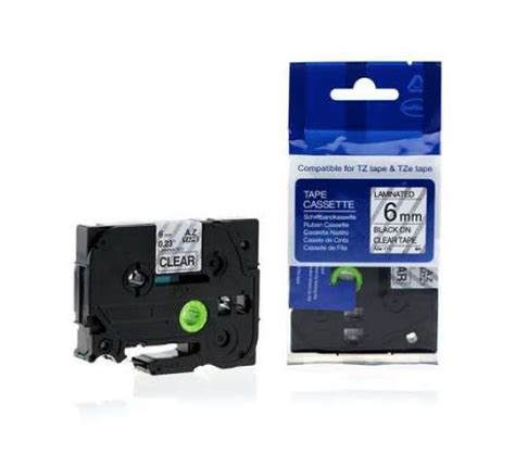 Brother Tze Mm Black On Clear Tape Tdk Solutions Ltd