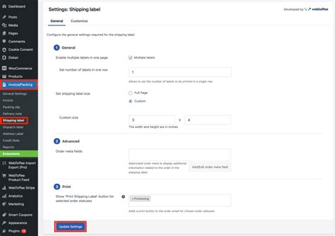 How To Customize Woocommerce Shipping Labels Webtoffee