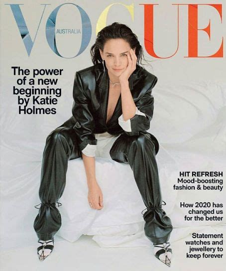 Katie Holmes Vogue Magazine November 2020 Cover Photo Australia