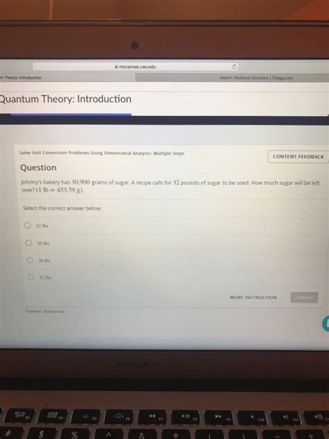 solved uantum theory introduction solve unit conversion