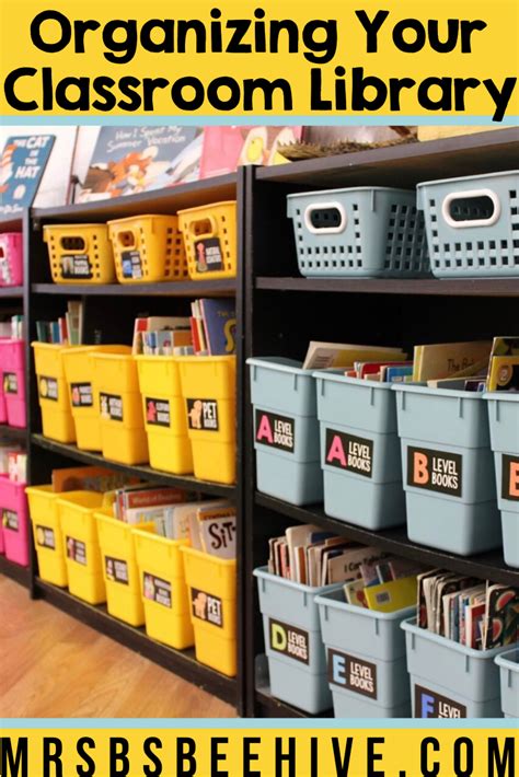 Organizing Your Classroom Library Mrs Bs Beehive