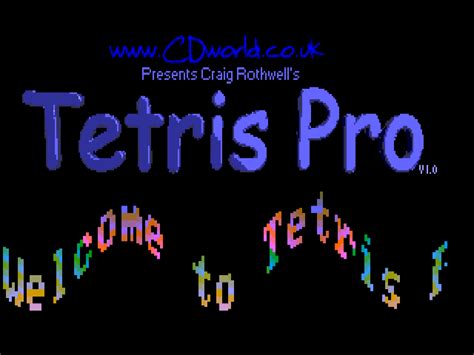 Download Tetris Pro Craig Rothwell Dos Games Archive
