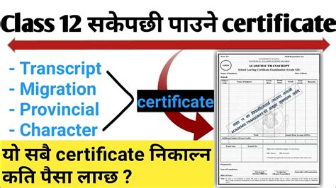 Class 12 को Marksheet आयो🔴neb Class 12 Certificate⚫️transcript